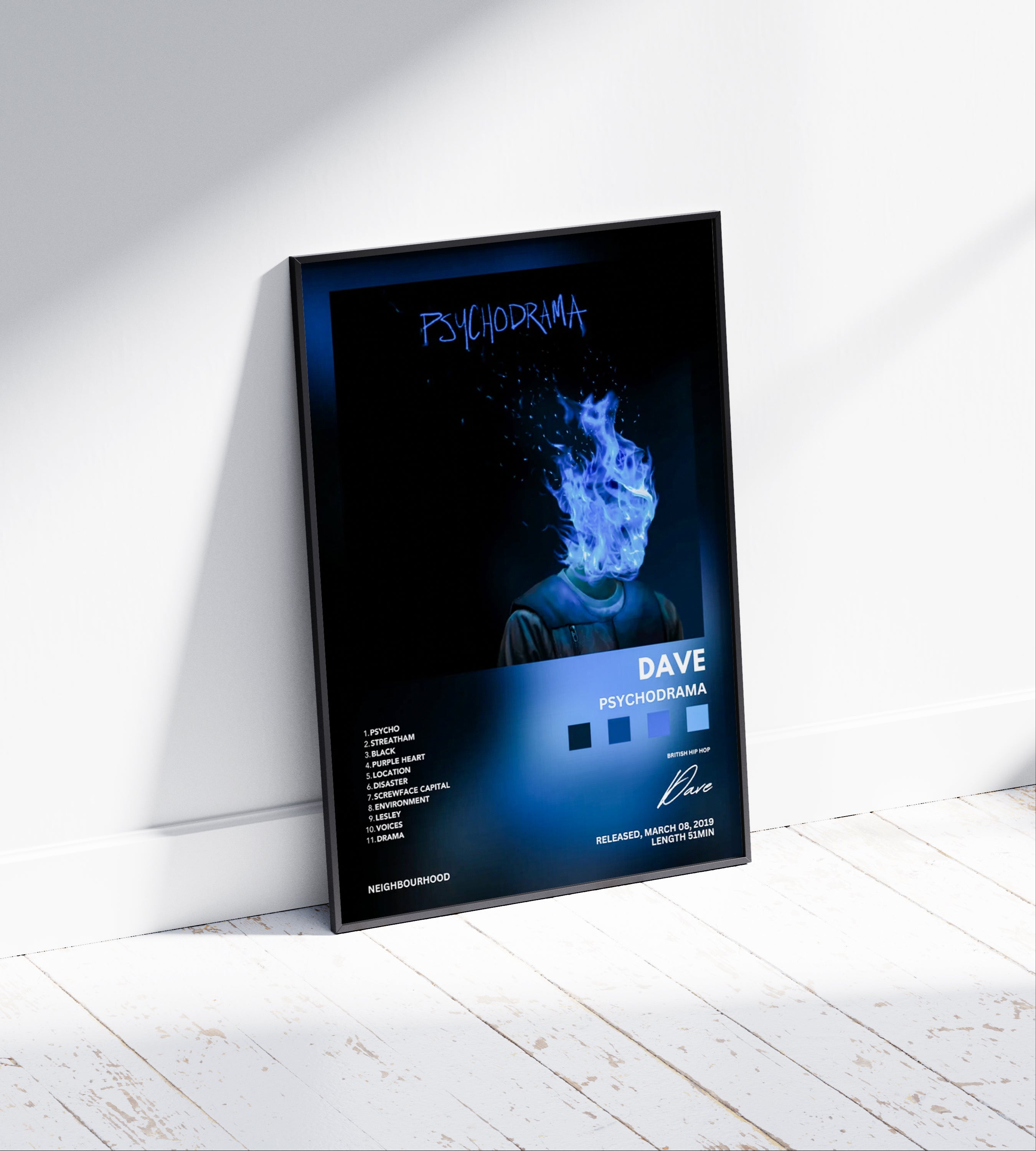 Santan Dave 'Psychodrama' Album Poster – 12POSTERS