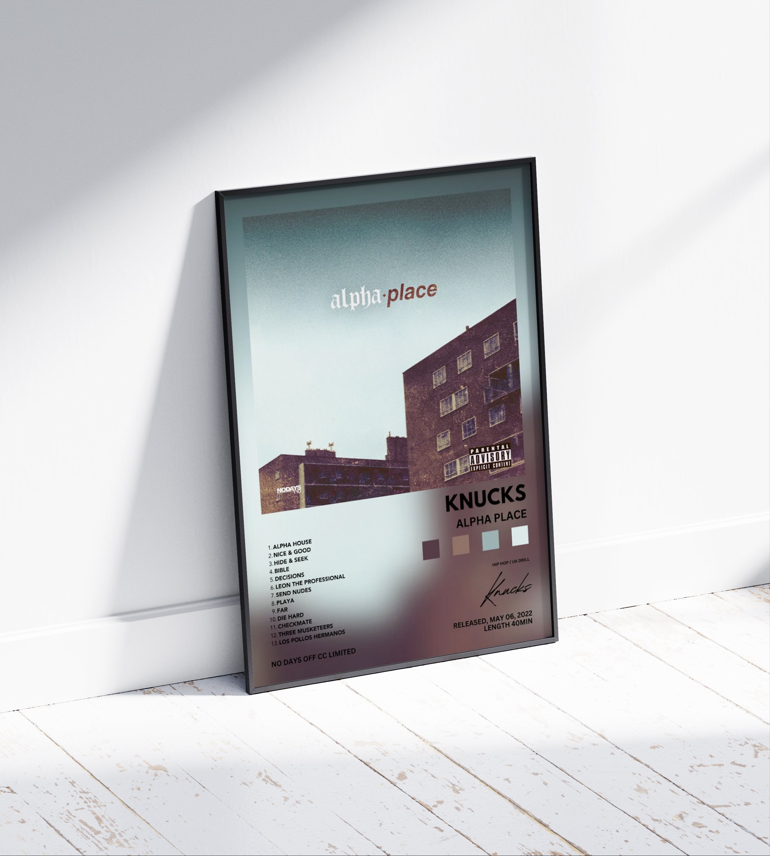 Knucks 'Alpha Place' Album Poster – 12POSTERS